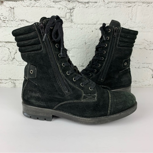 Taos Footwear | Shoes | Taos Renegade Black Leather Lace Motto Boot 4 ...